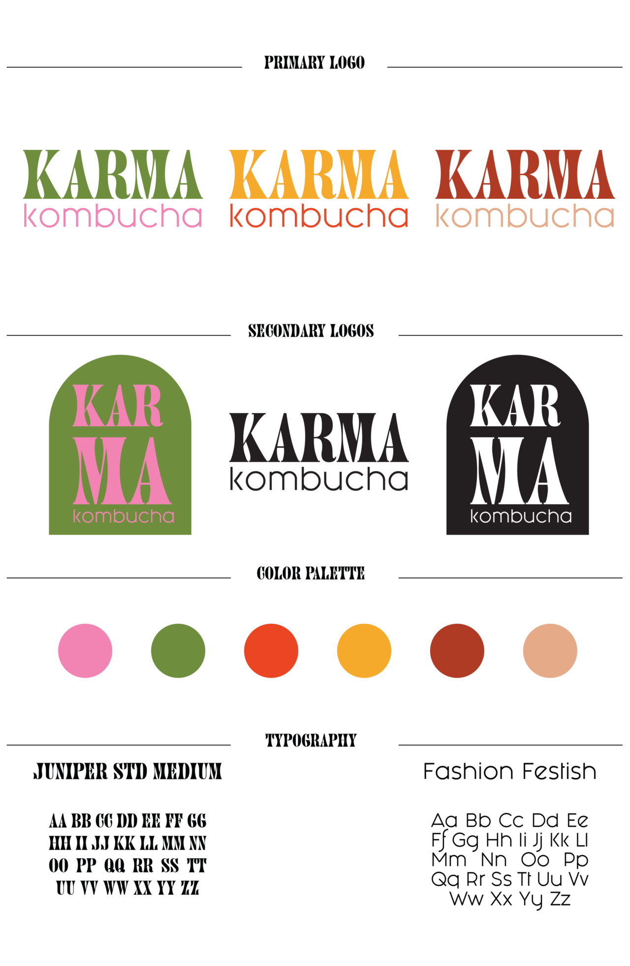 Karma Kombucha | Michaela Rataiczak Designs